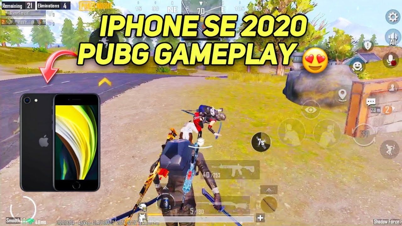 wow smooth+60 fps Graphics Test on iphone Se 2020|| PUBG mobile - YouTube