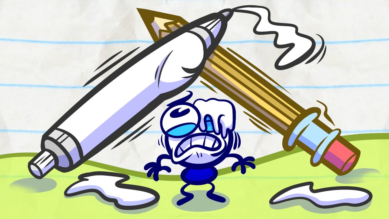 Typo Writer | Pencilmation Cartoons! - YouTube