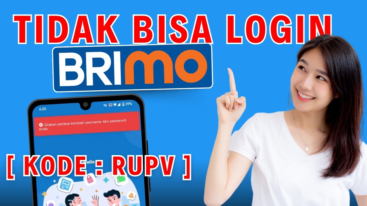 Solusi Tidak Bisa Login BRimo Muncul Kode RUPV | Gagal Login BRimo Muncul Kode RUPV - YouTube