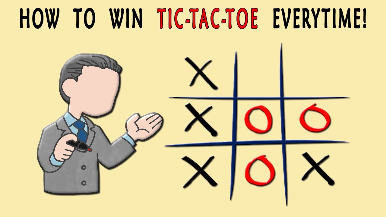 How to win Tic Tac Toe every time! - YouTube