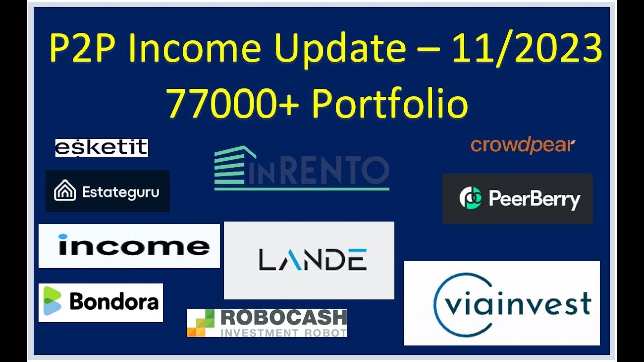 P2P Update 11/2023 income with 77000+ account - YouTube