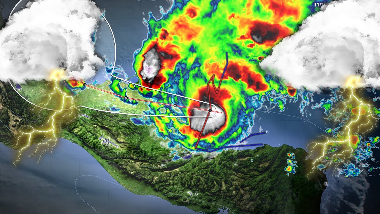 Watch: Hurricane Lisa makes landfall in Belize!! (Satellite views ...