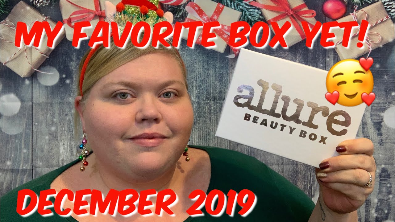 Allure Beauty Box | December 2019 | Is This The Best Box Ever? - YouTube