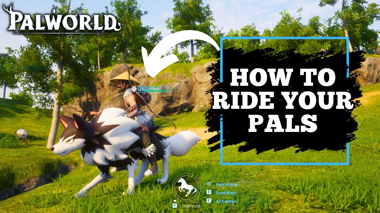 How to Ride Pals in Palworld - YouTube