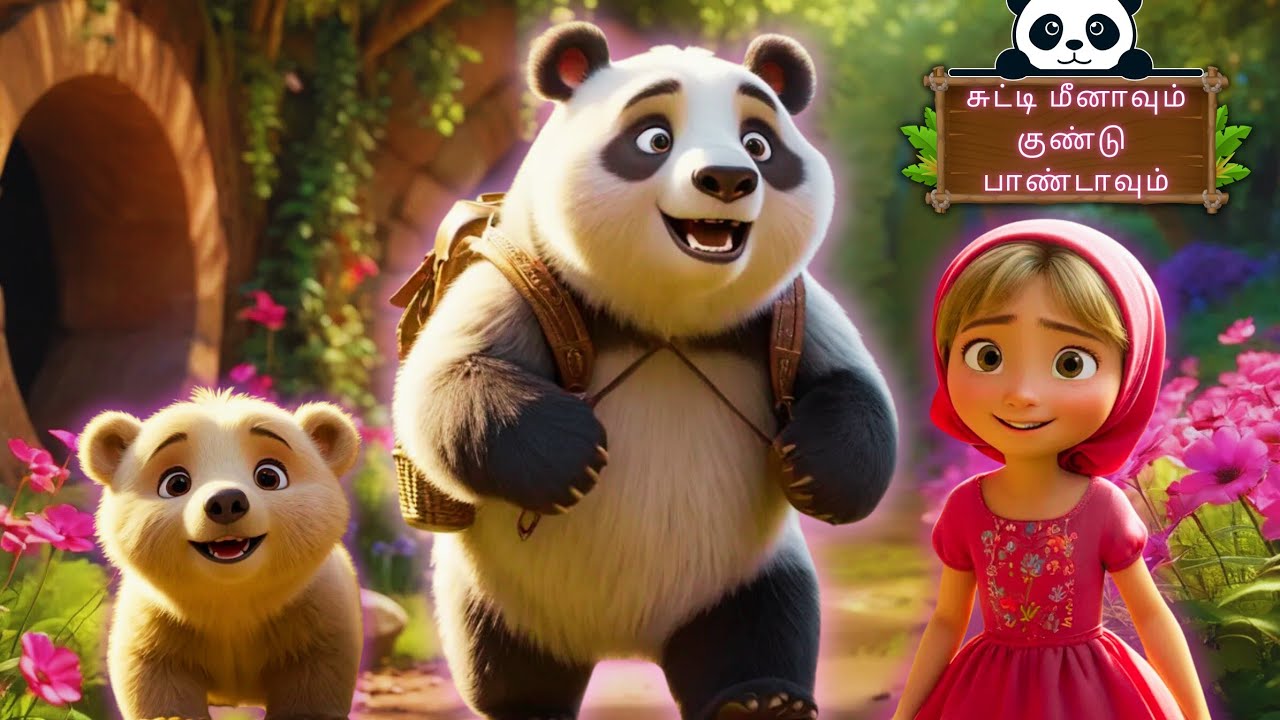 பாண்டா கதை | The Story of Panda and the Secret Cave | Moral Story ...