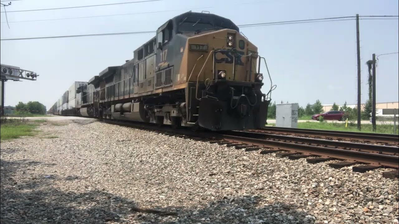 CSX I038 Double Stack Train NB - YouTube