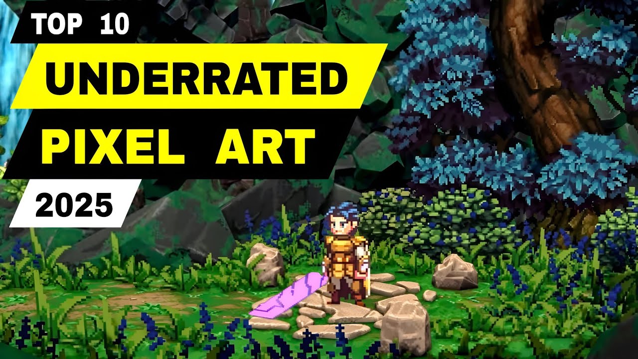Top 10 UNDERRATED PIXEL ART GAMES You Must Play | Pixel Art 2025 ...