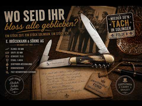 So So - So´n Tach in Solingen -  Folge 4 - E.  Brückmann & Söhne - Gentlemesser