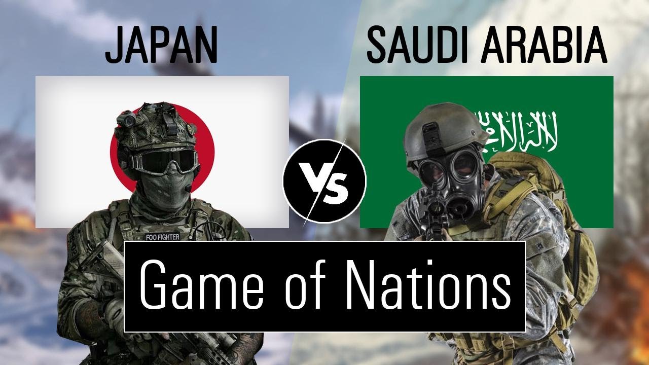 Japan vs Saudi Arabia Military power comparison - YouTube