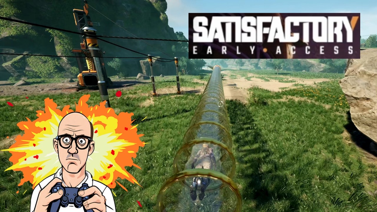 Satisfactory - First Look - Let's Play this Early Access - Storage and ...