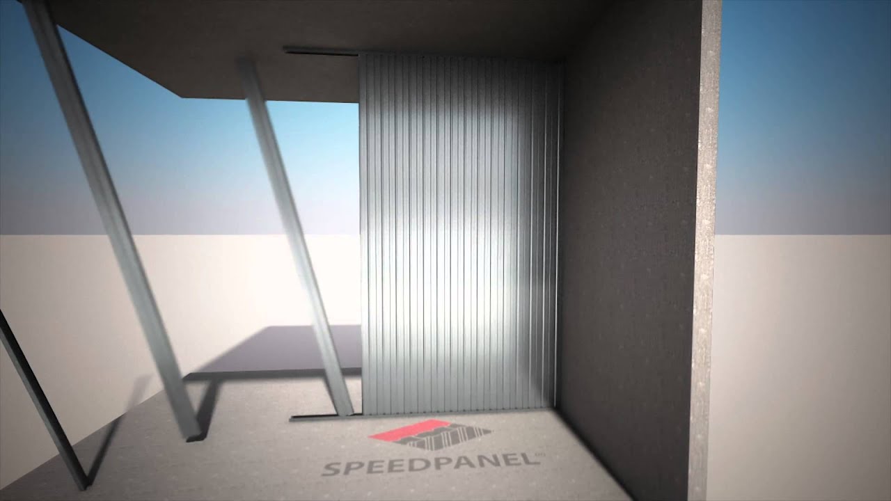 Vertical Speedpanel installations up to 6.0m spans - YouTube