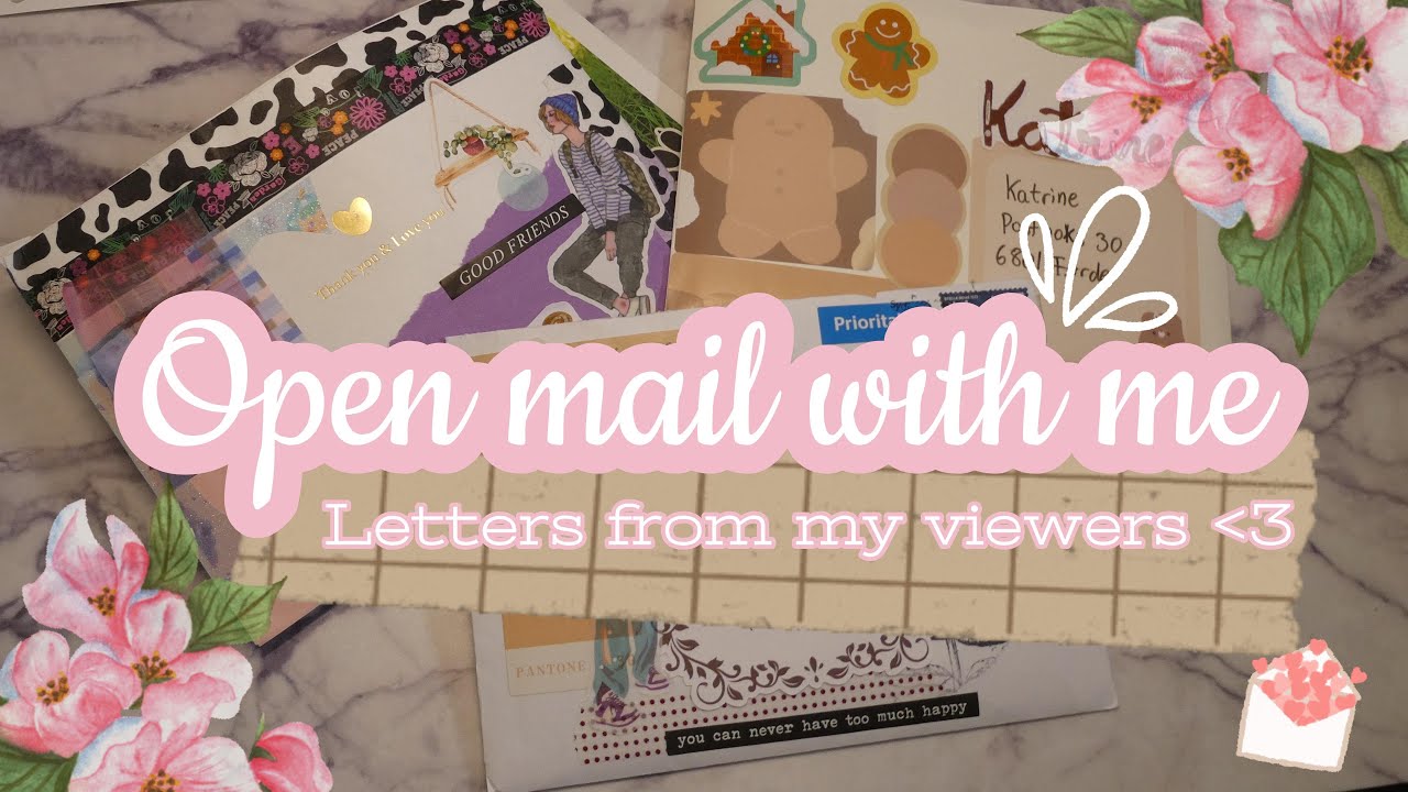 Open mail with me #5 | Mail from my lovely viewers 🥰 - Opening letters ...