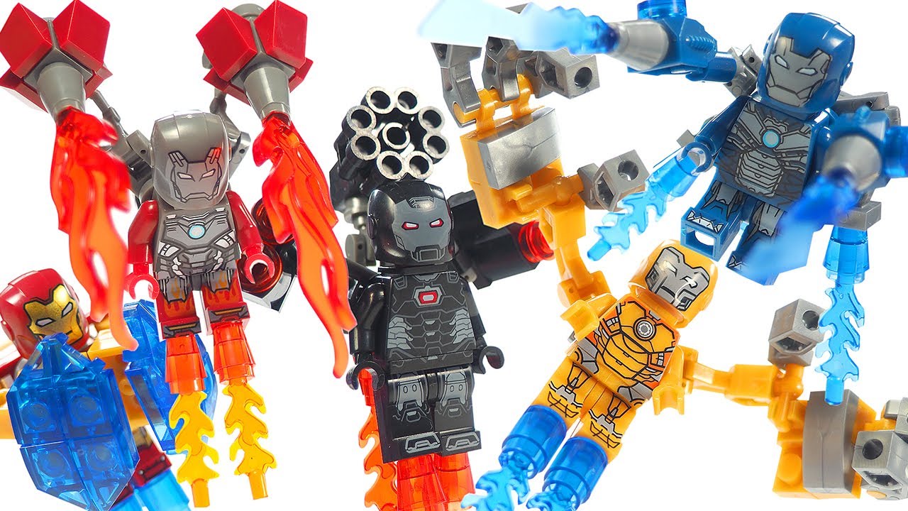Lego Iron Man Weapons Unofficial Lego Minifigures - YouTube