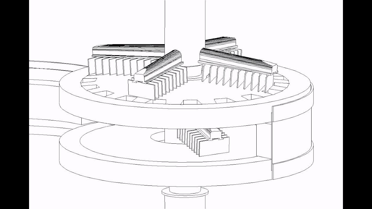 Multiple Hearth Furnace Rabble Arm Model.avi - YouTube