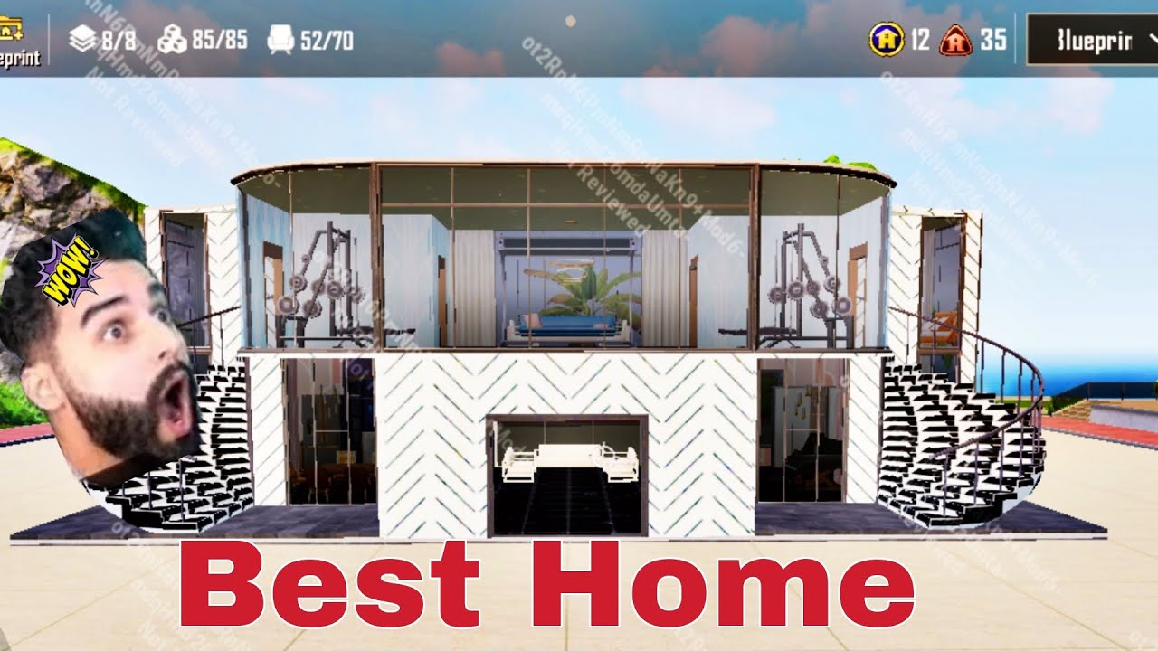 I Built The world best Home In Pubg Mobile (Blueprint)For Under level 11 | How To Build Best ...