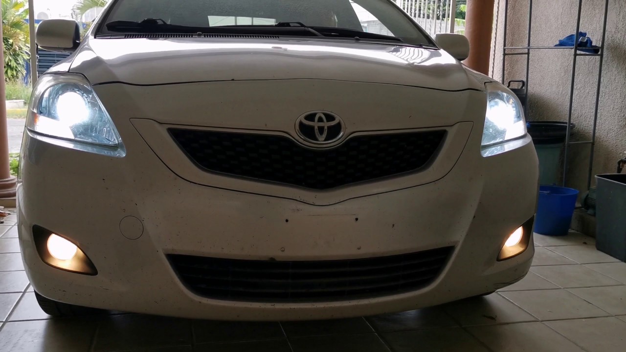 Retrofit = Toyota Yaris 2015 + NHK G5-R (Principales) + NHK Fog lamp ...