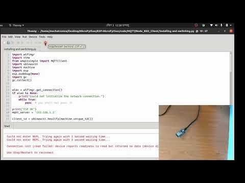 Installing Node Red Tutorial beginner esp32/ESP8266 with MQTT - YouTube
