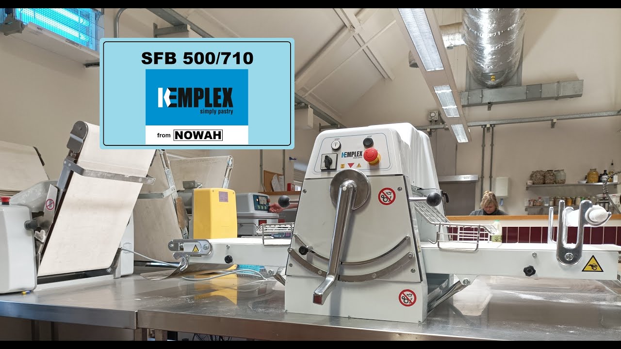 KEMPLEX SFB 500/710 Dough Brake / Dough Sheeter / Laminator - Demo by ...