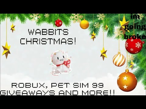 🔴Wabbit's Festive Day | Hangout, Robux Donations, FREE UGC, GIVEAWAYS ...