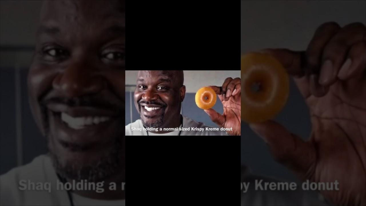 Shaq making normal things look small... - YouTube