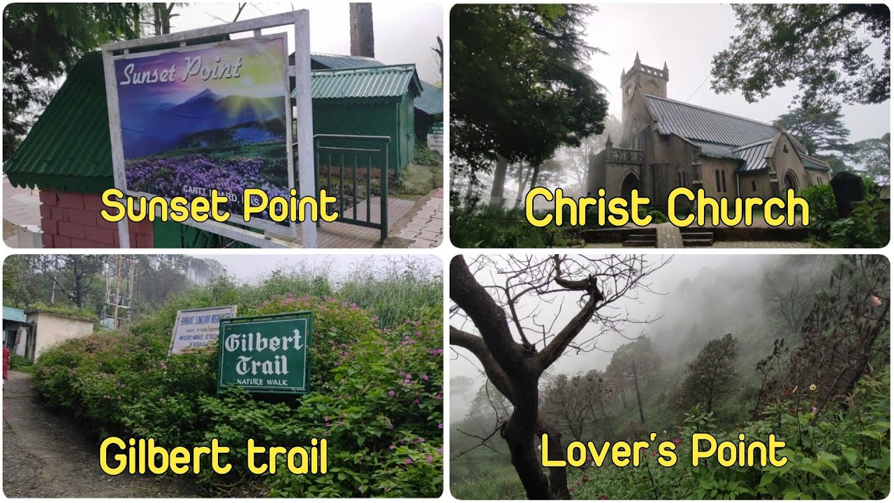 One day trip with family | Kasauli- Gilbert trail, Sunset Point ,Christ ...