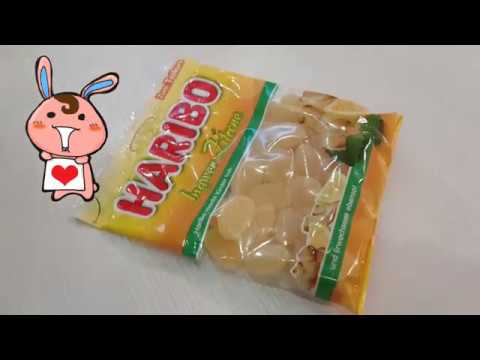 Haribo Ingwer Zitrone Unboxing 2019 Product Opening Video - YouTube