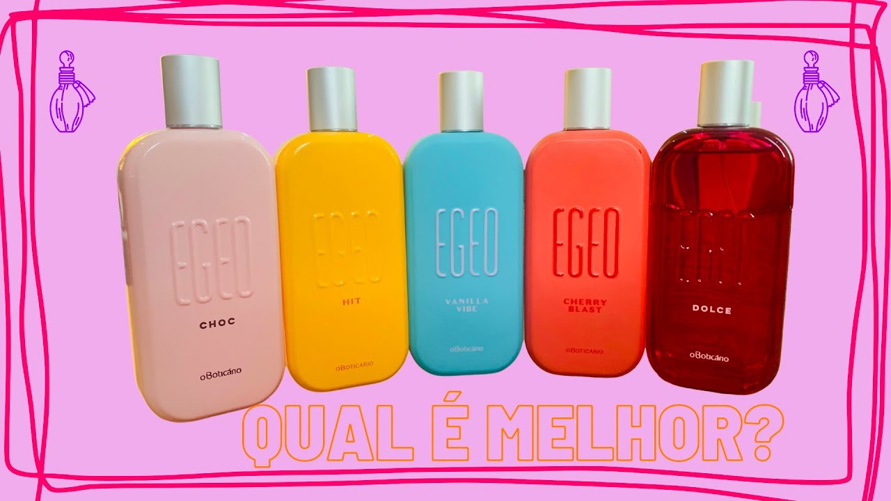 Mostrei todos meus EGEOS do Oboticário - QUAL É MELHOR?? - YouTube