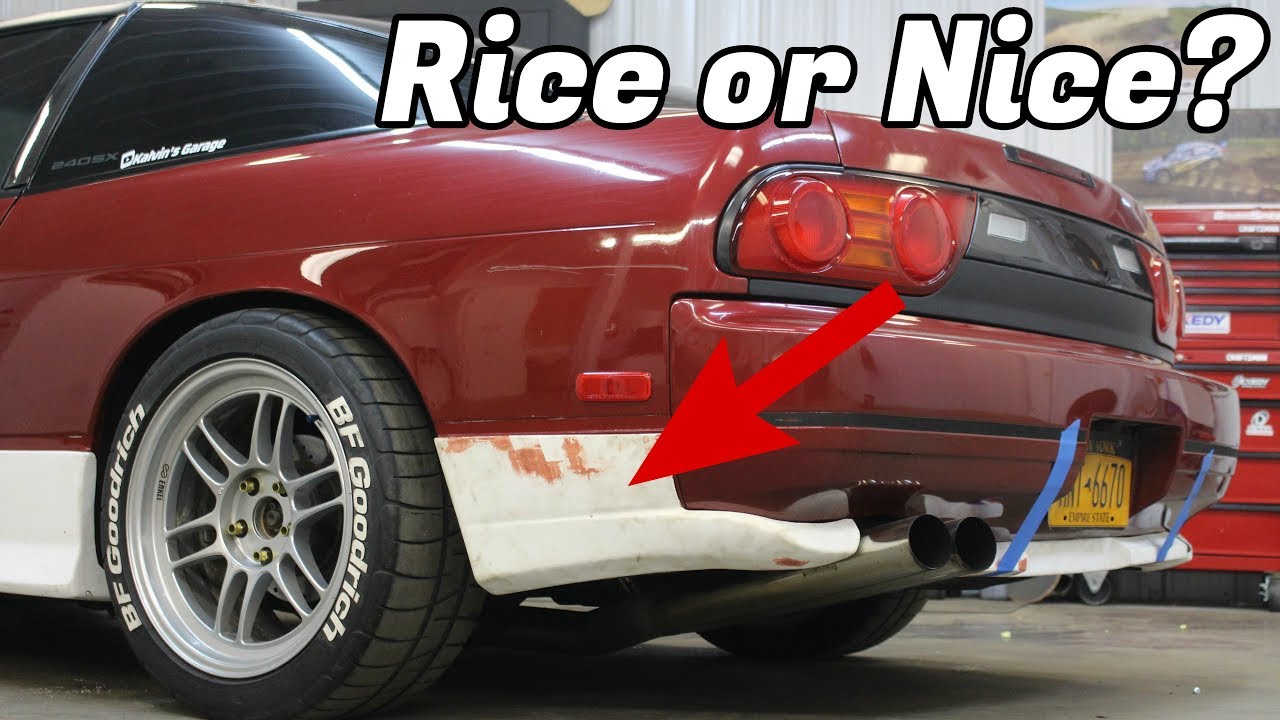 Fitting BODY KIT on my SUPER CLEAN 240SX - YouTube