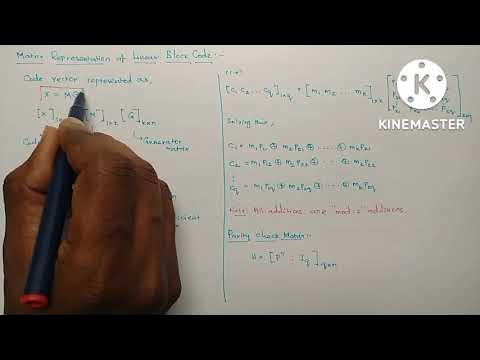 Linear Block Codes - YouTube