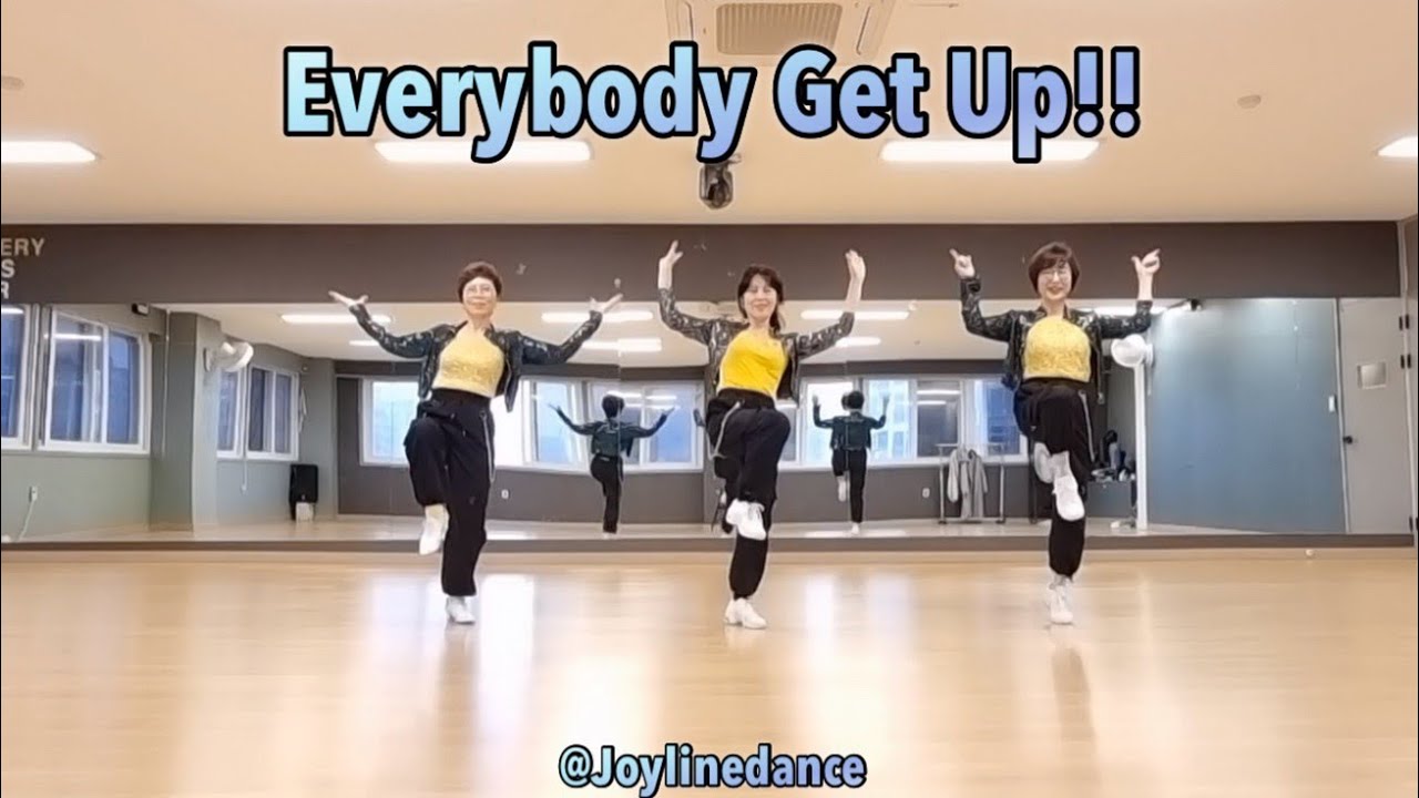 Everybody Get Up - Linedance(Phrased Advanced)#everybodygetup# ...