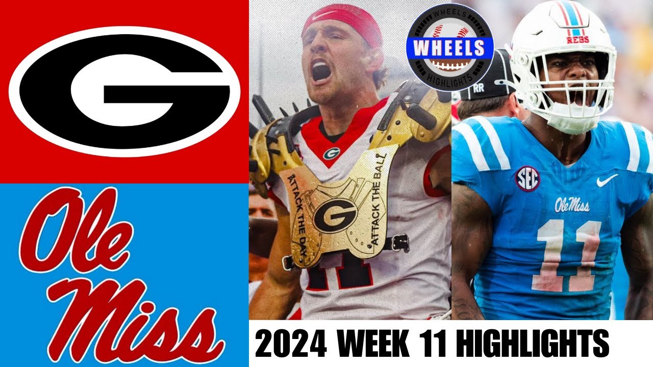#3 Georgia vs #16 Ole Miss | Full Game Highlights | 2024 College ...