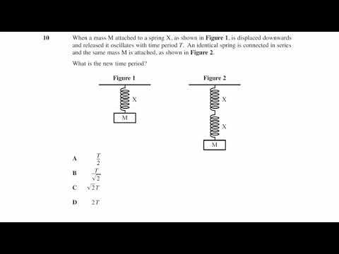Oscillation Exam Questions - A Level Physics AQA, Edexcel (level 1) - YouTube