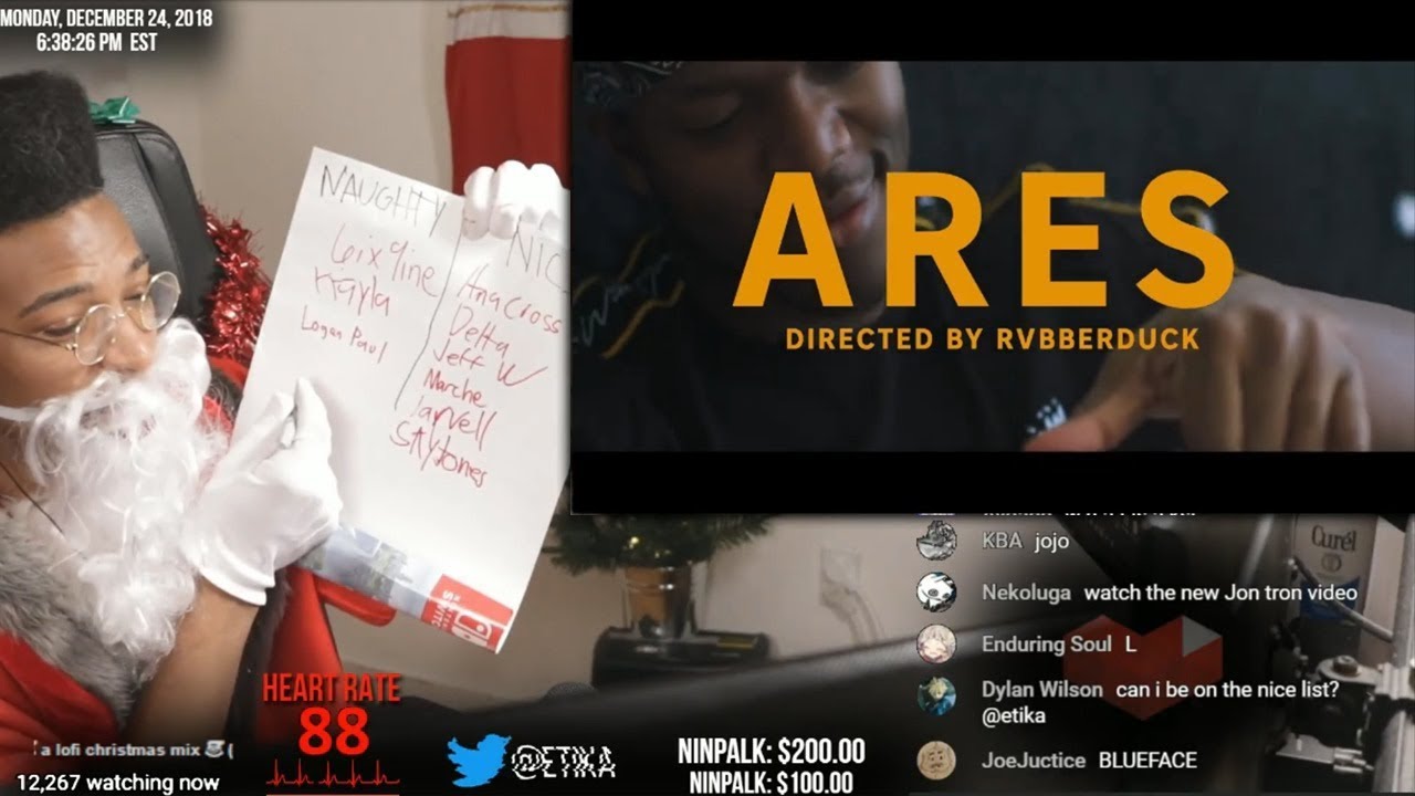 ETIKA REACTS TO KSI - ARES (QUADECA DISS TRACK) - YouTube