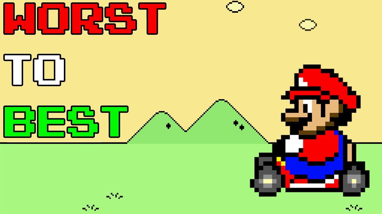 Ranking EVERY Track in Super Mario Kart (SNES) - YouTube