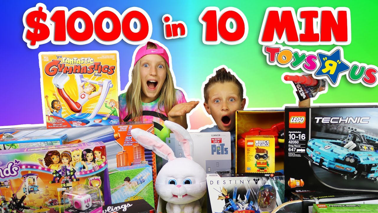 $1000 in 10 min Shopping Challenge!!! - YouTube