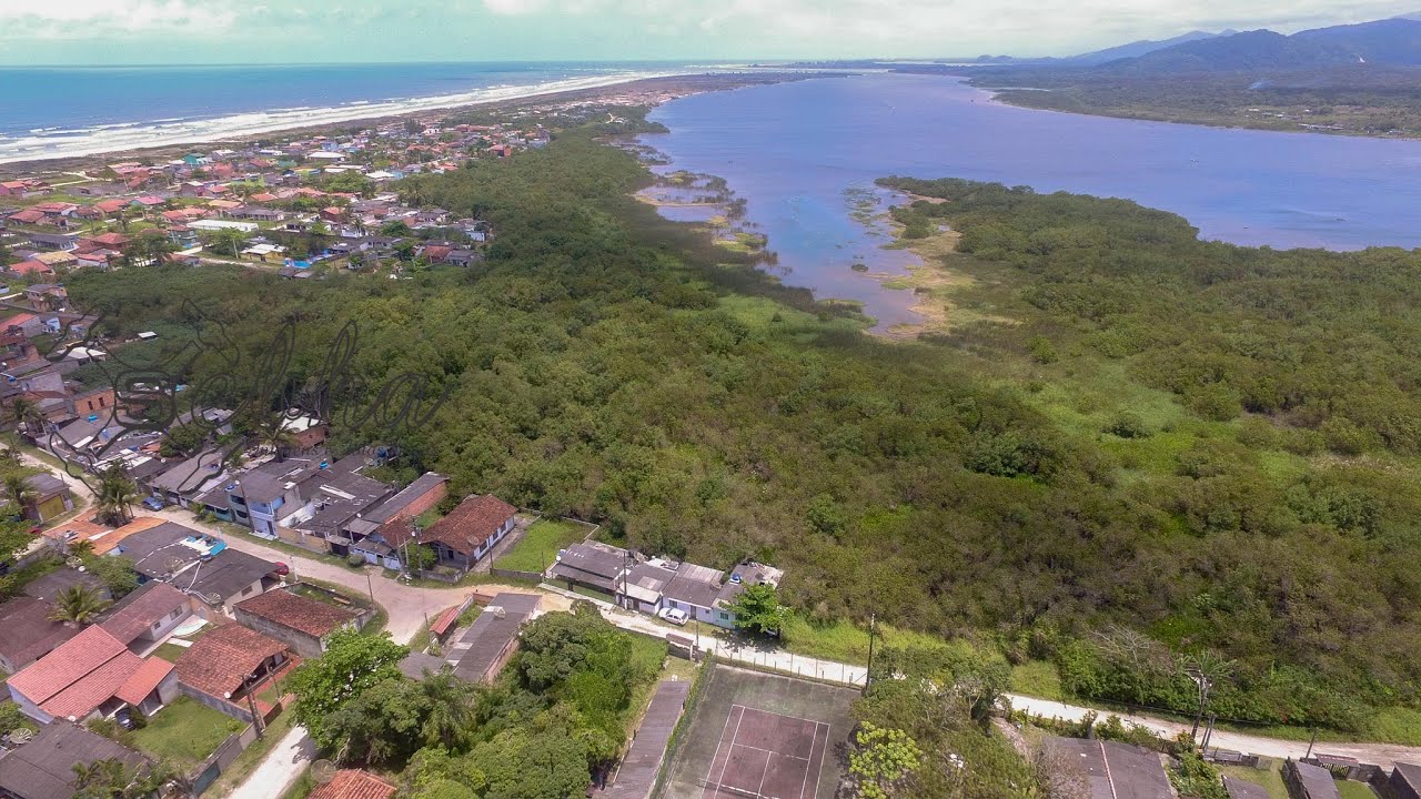 Drone Voa na Barra do Ribeira - YouTube