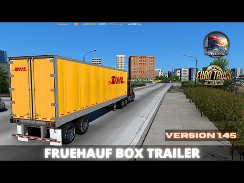 🚚🚛 Fruehauf Box Trailer for ATS and ETS2 1.45 🔥 - YouTube