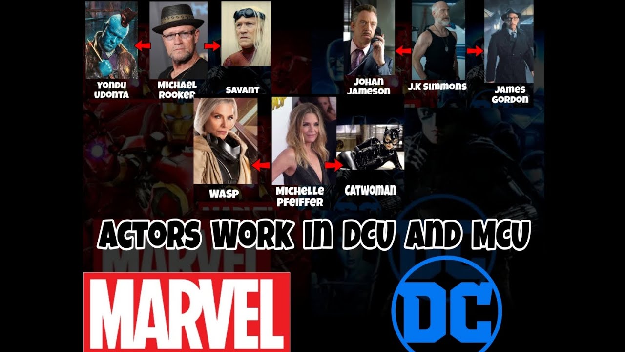 Actors work in DCU and MCU #mcu #dcuniverse #dccomics #marvel # ...