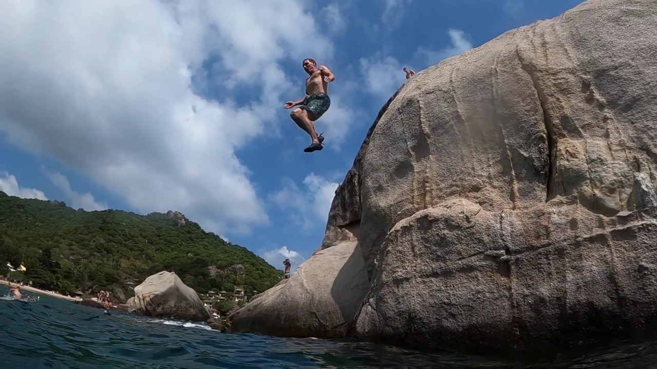 Koh Tao Adventures - Poseidon Rock - YouTube
