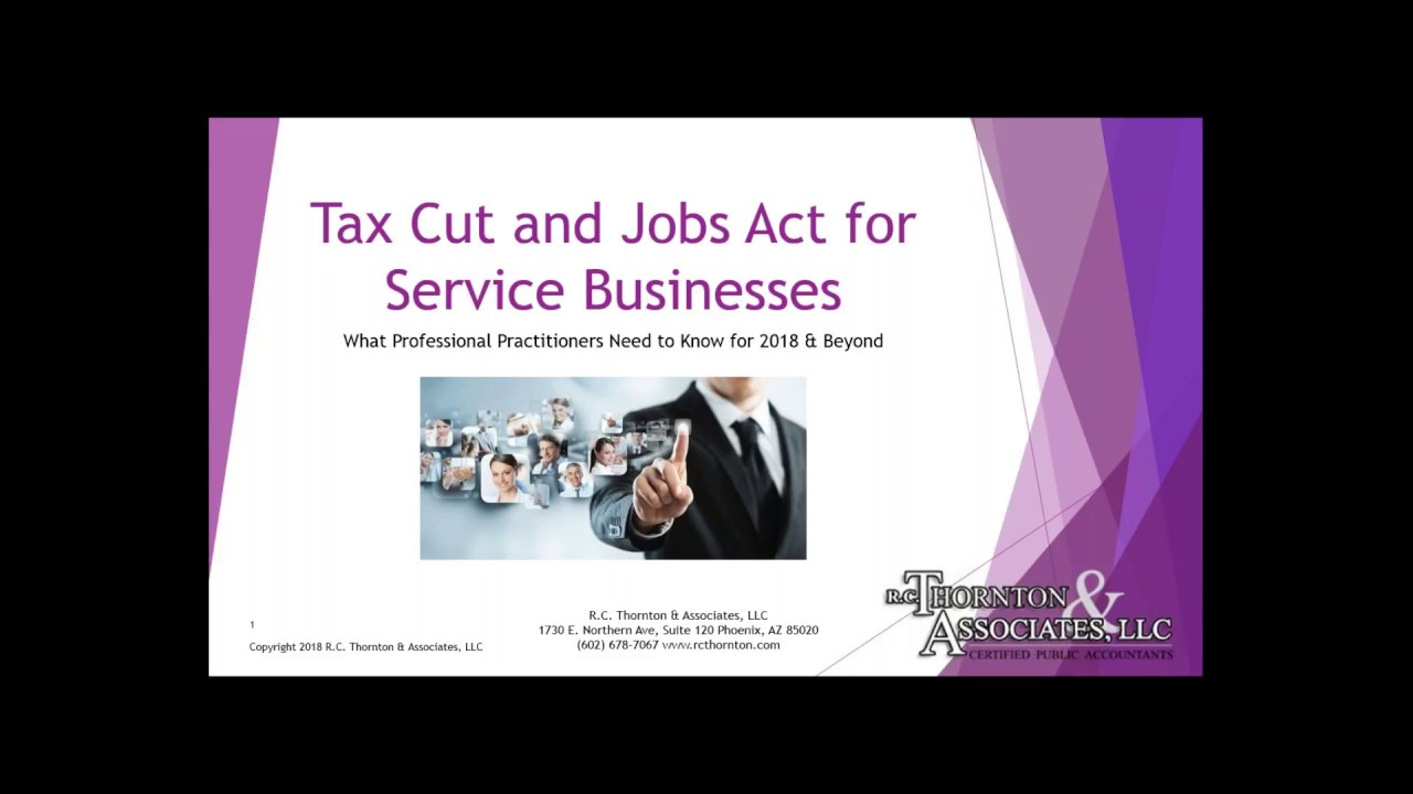 How Professional Entities and Service Businesses Are Impacted by Tax ...