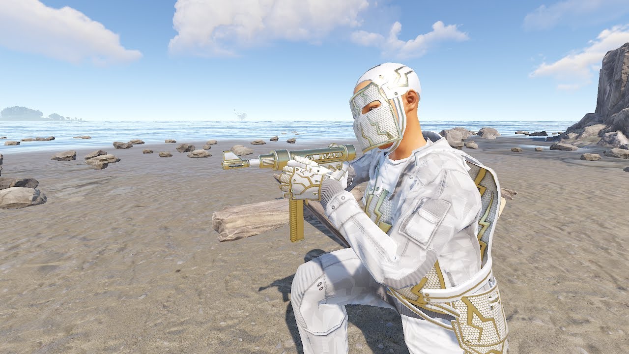 RUST SKIN SPOTLIGHT - Thundergold SMG - 2,35€ - YouTube