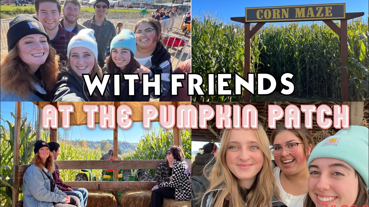 VISITING THE PUMPKIN PATCH WITH FRIENDS - YouTube