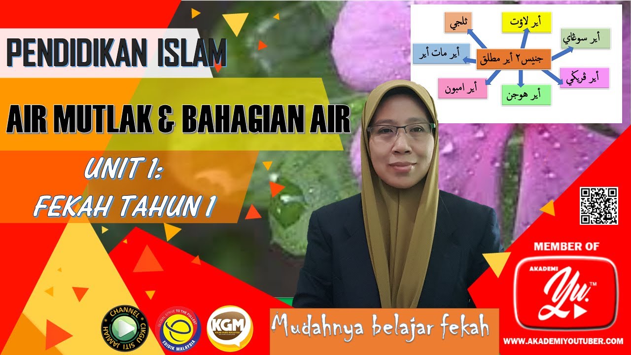 AIR MUTLAK DAN BAHAGIAN AIR (PENDIDIKAN ISLAM TAHUN 1) - YouTube