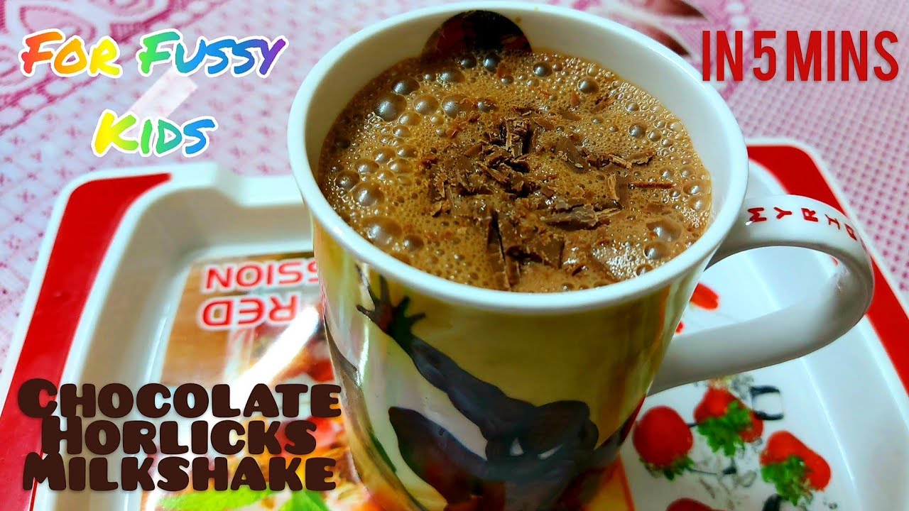 Chocolate Horlicks/Bournvita Milkshake - YouTube