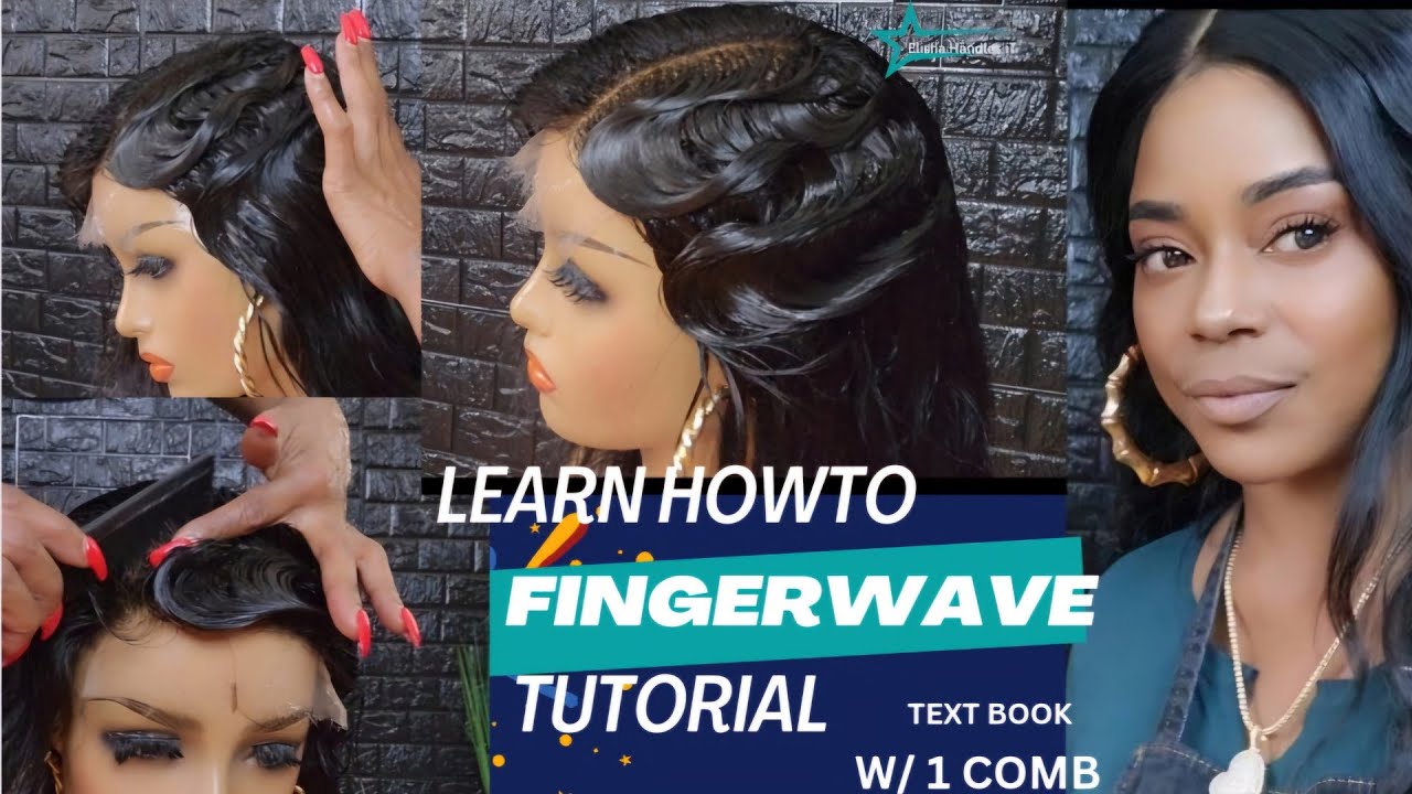 TEXTBOOK FINGER WAVES TUTORIAL w/ ONE COMB: School Edition for ...