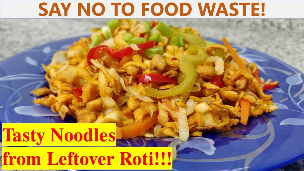 Kuboos Noodles | Leftover Roti/Kubboos/Chapati Recipe | Say No to Food ...