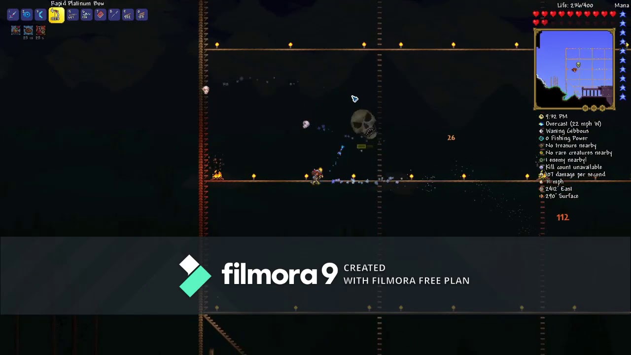 Expert Skeletron With No Armour Or Buffs. - YouTube