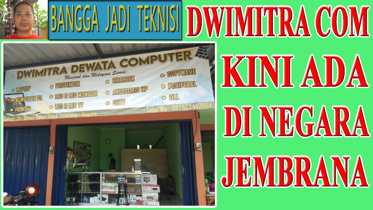 Dwimitra Dewata Computer Kini Hadir Di Negara Jembrana Bali - YouTube