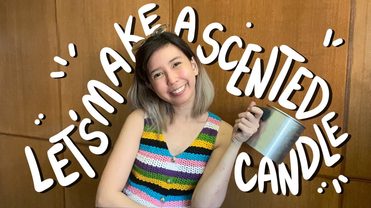 LET'S MAKE | How to Make a Scented Candle at Home | MOREEN GUESE - YouTube