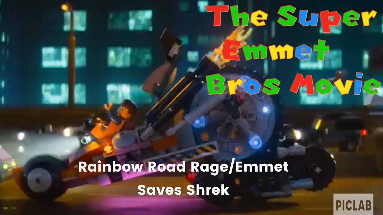 The Super Emmet Bros. Movie Part 21: Rainbow Road Rage/Emmet Saves ...